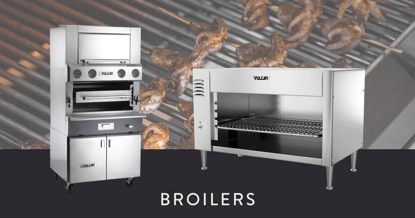 Commercial Broilers | Uprights, Salamanders & Cheesemelters | Vulcan ...